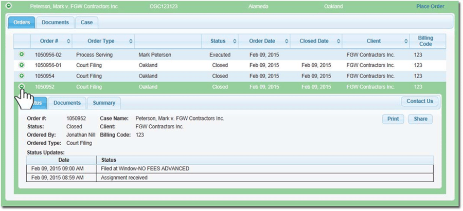 Manage Cases And Documents